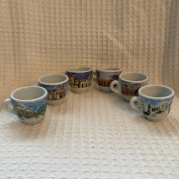 Unknown | Dining | Demitasseespresso Cups Made In Italy Set Of 6 | Poshmark